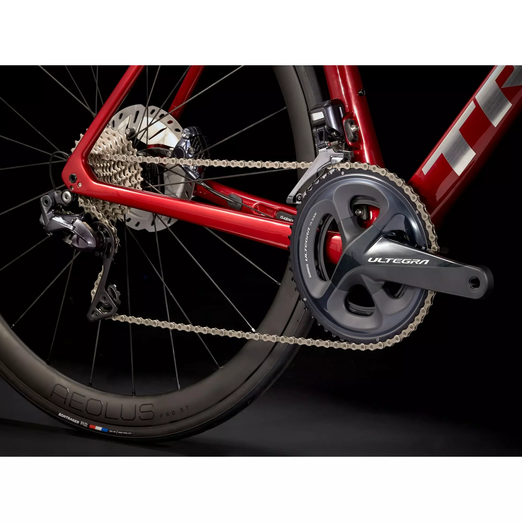 Vélo de course TREK Emonda SLR 7 Disc Rage Red Black
